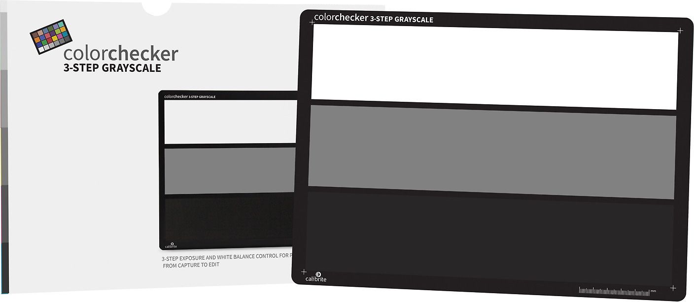 Calibrite ColorChecker 3-step Gray Scale Card harmaakortti ...