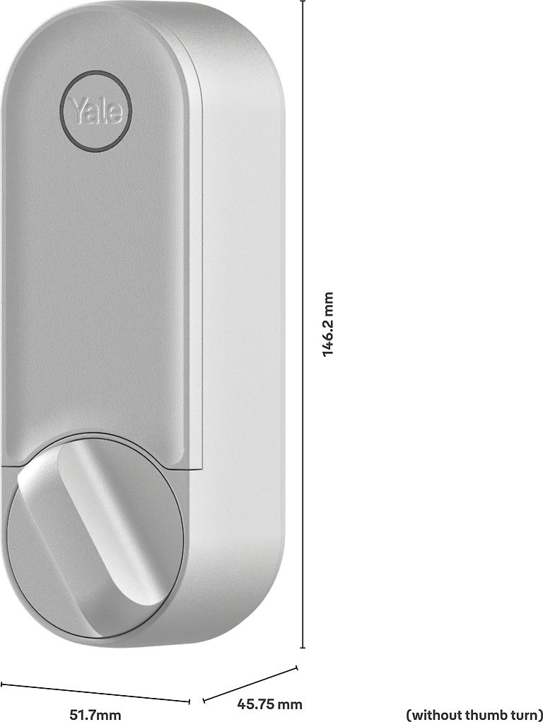 Yale Linus L2 -älylukko Nordic, hopea – Verkkokauppa.com