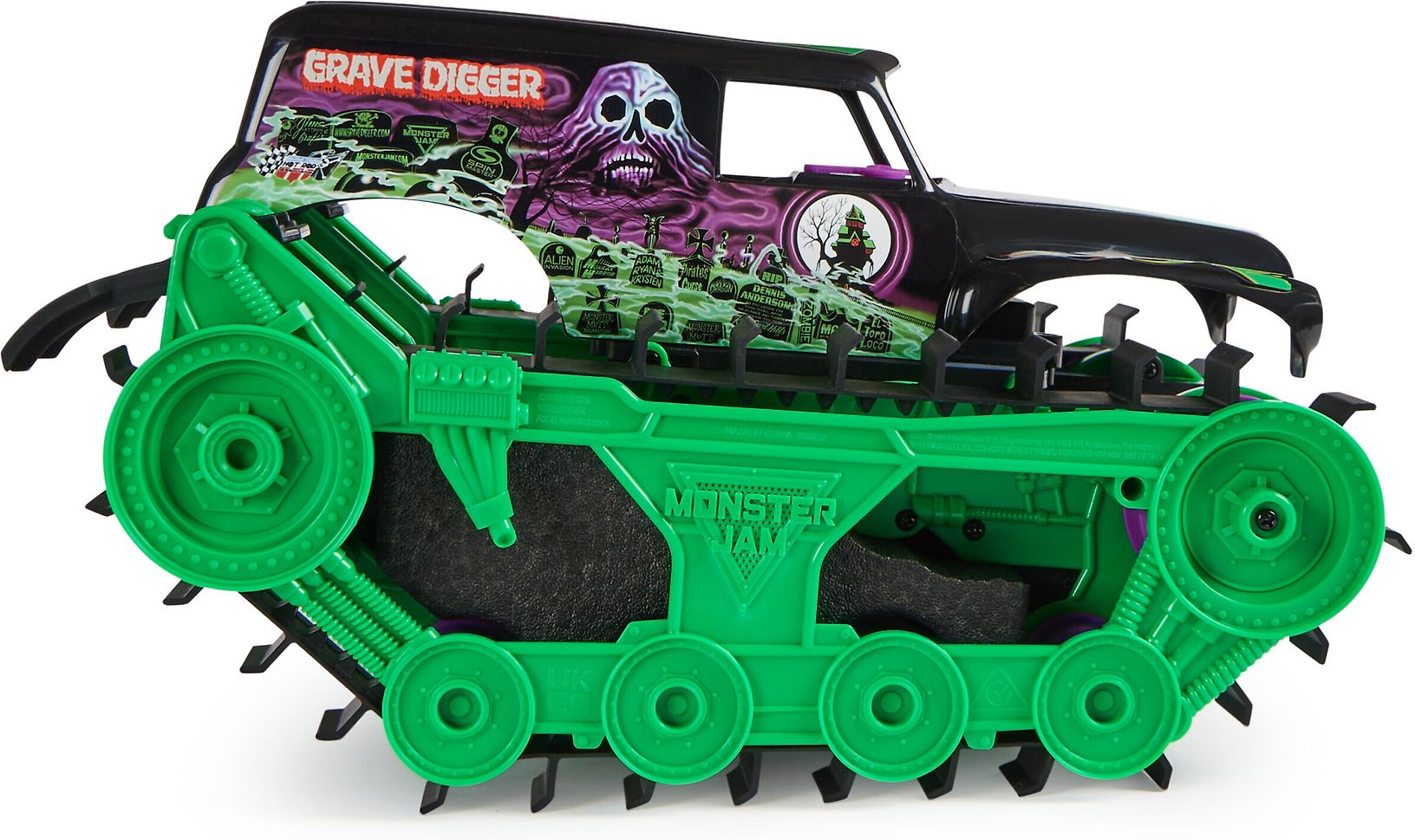 Monster Jam Grave Digger Trax - kauko-ohjattava ajoneuvo 1:15 ...