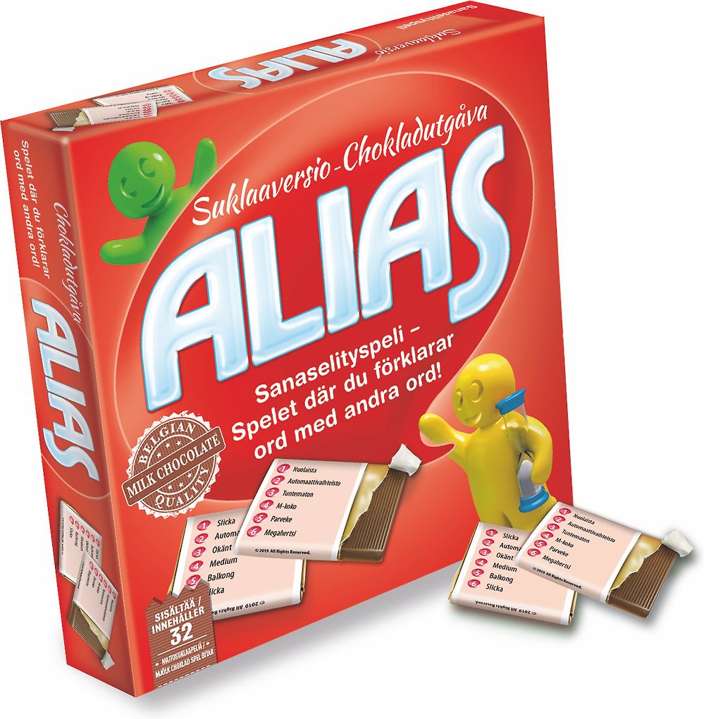 Alias Chocolate Edition -peli, 144 g – Verkkokauppa.com