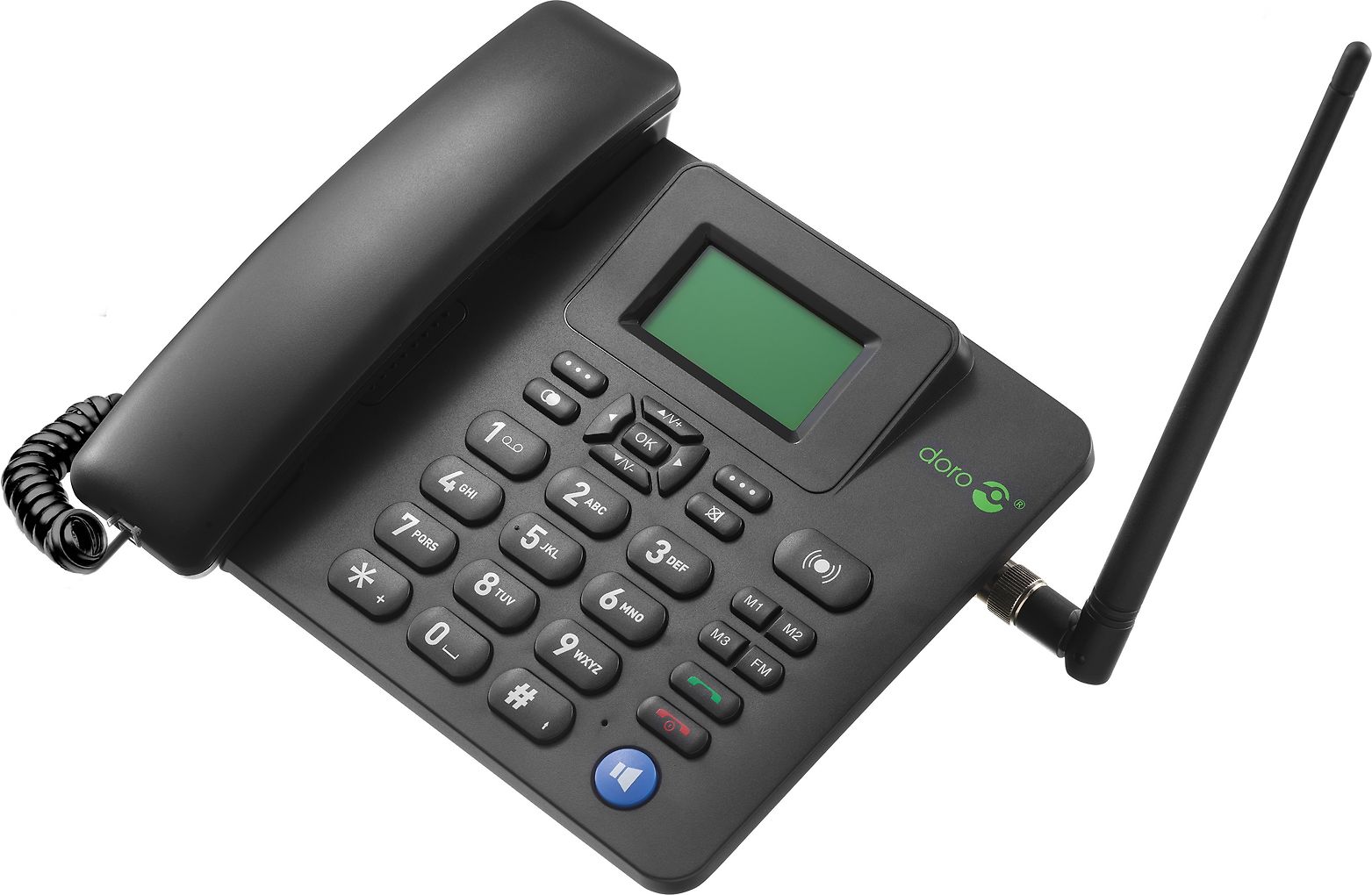 Doro 4100H 4G -pöytäpuhelin, musta – Verkkokauppa.com