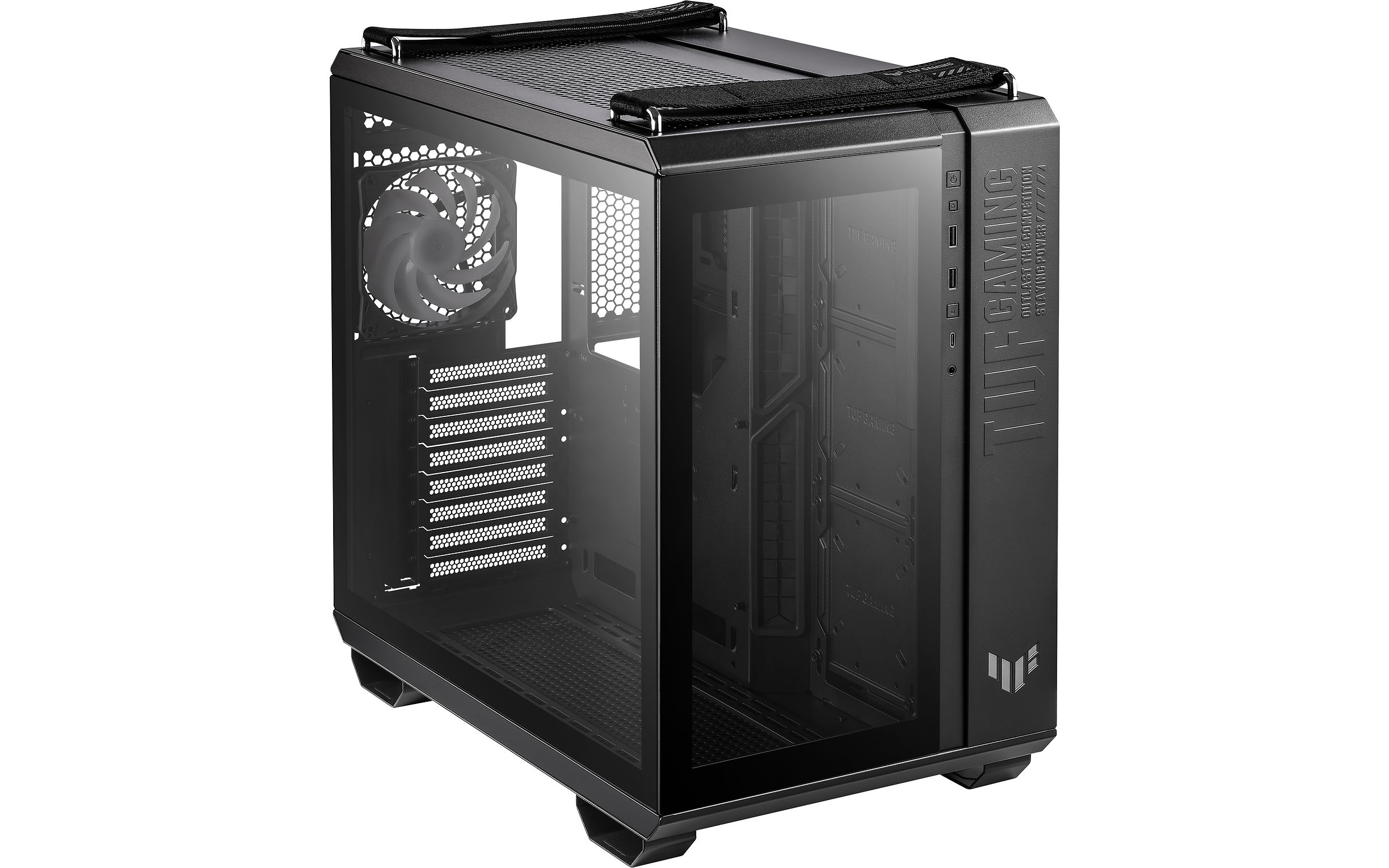 Asus TUF Gaming GT502 PLUS TG ARGB ATX-kotelo ikkunalla, musta ...