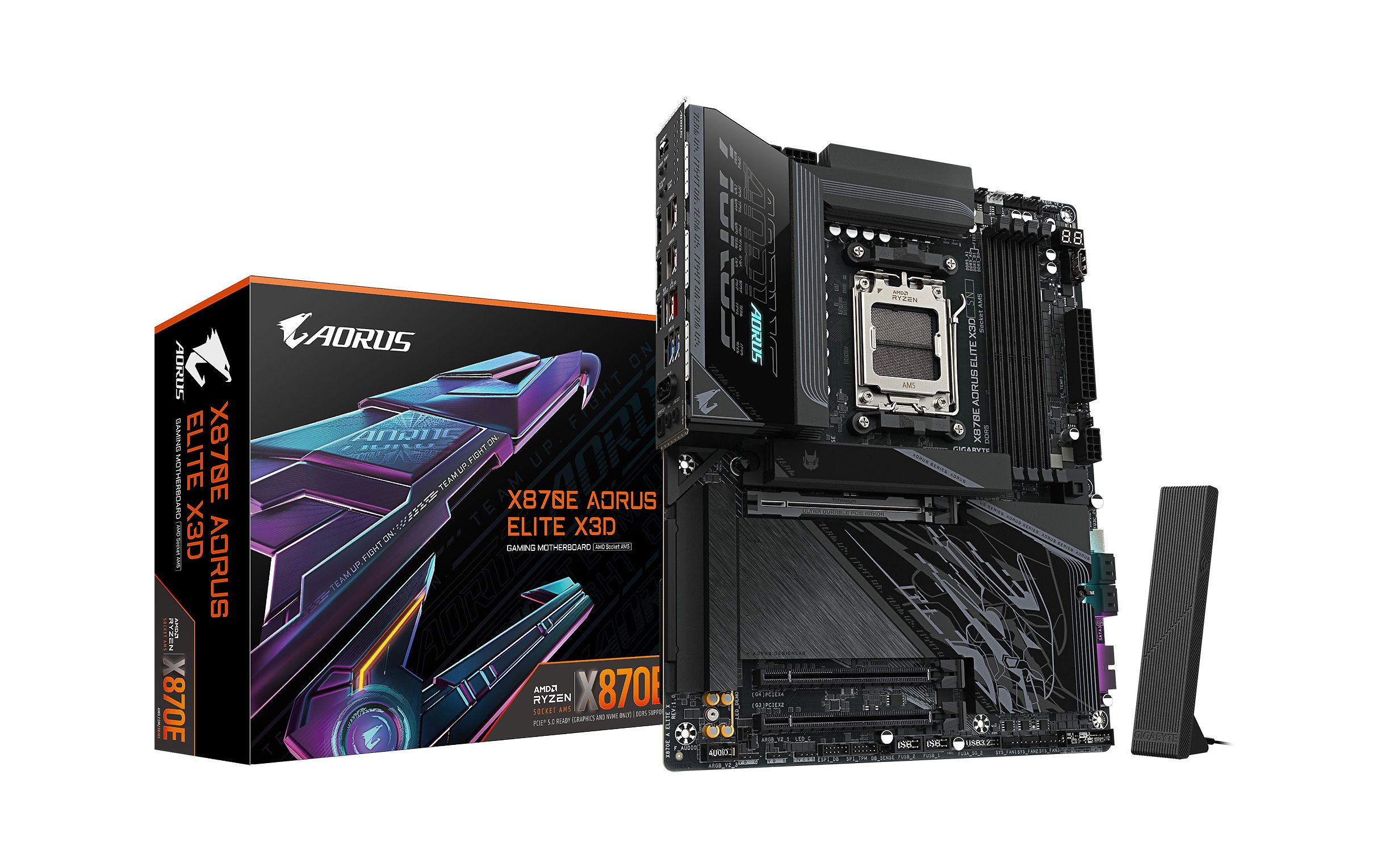 Gigabyte X870E AORUS ELITE X3D ATX-emolevy – Verkkokauppa.com