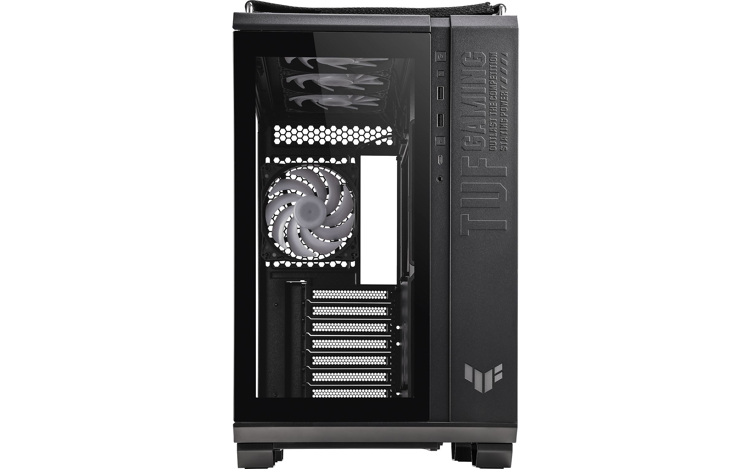 Asus TUF Gaming GT502 PLUS TG ARGB ATX-kotelo ikkunalla, musta ...