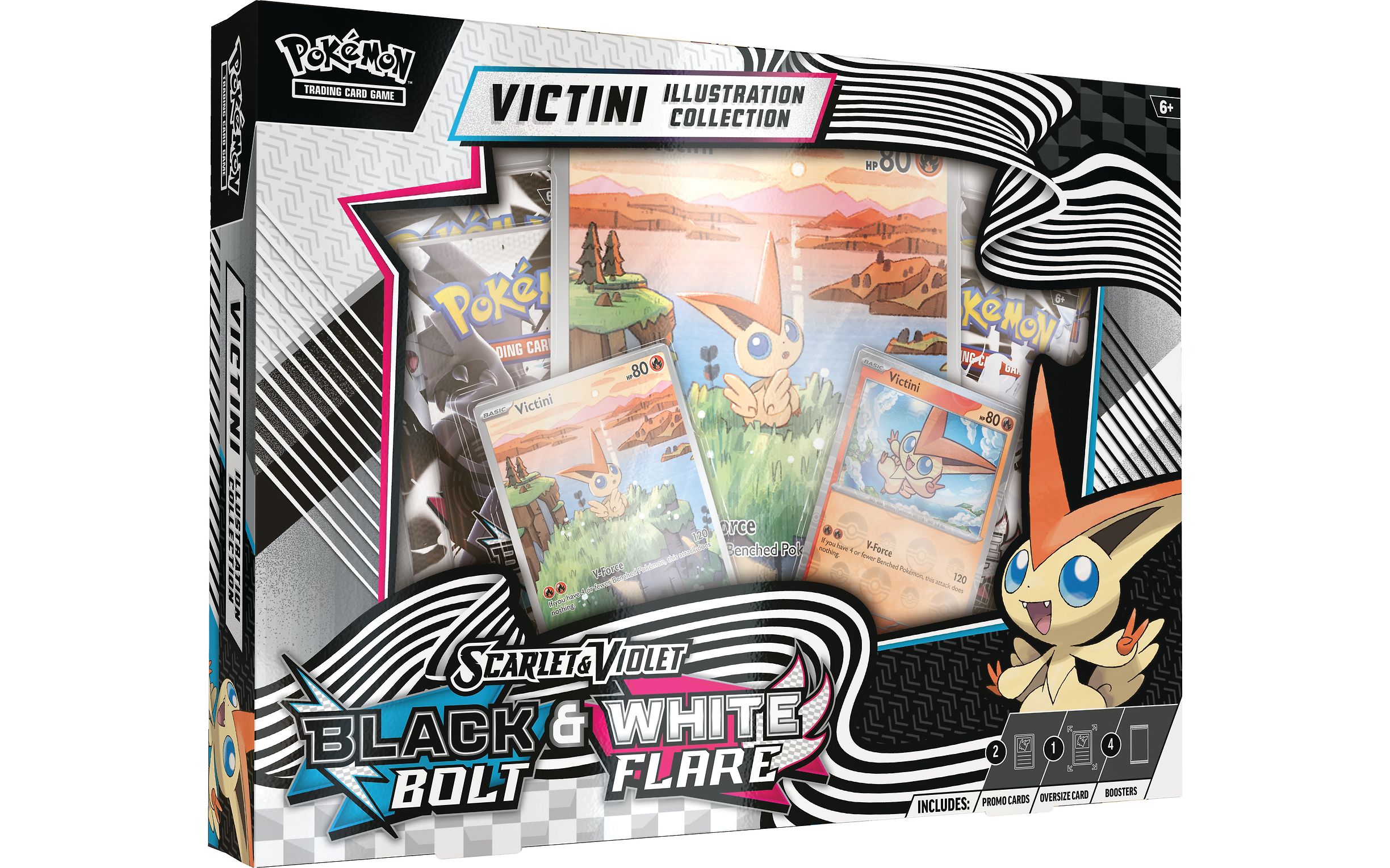 Pokémon Box Illustration Rare Collection SV10.5 Black Bolt & White ...