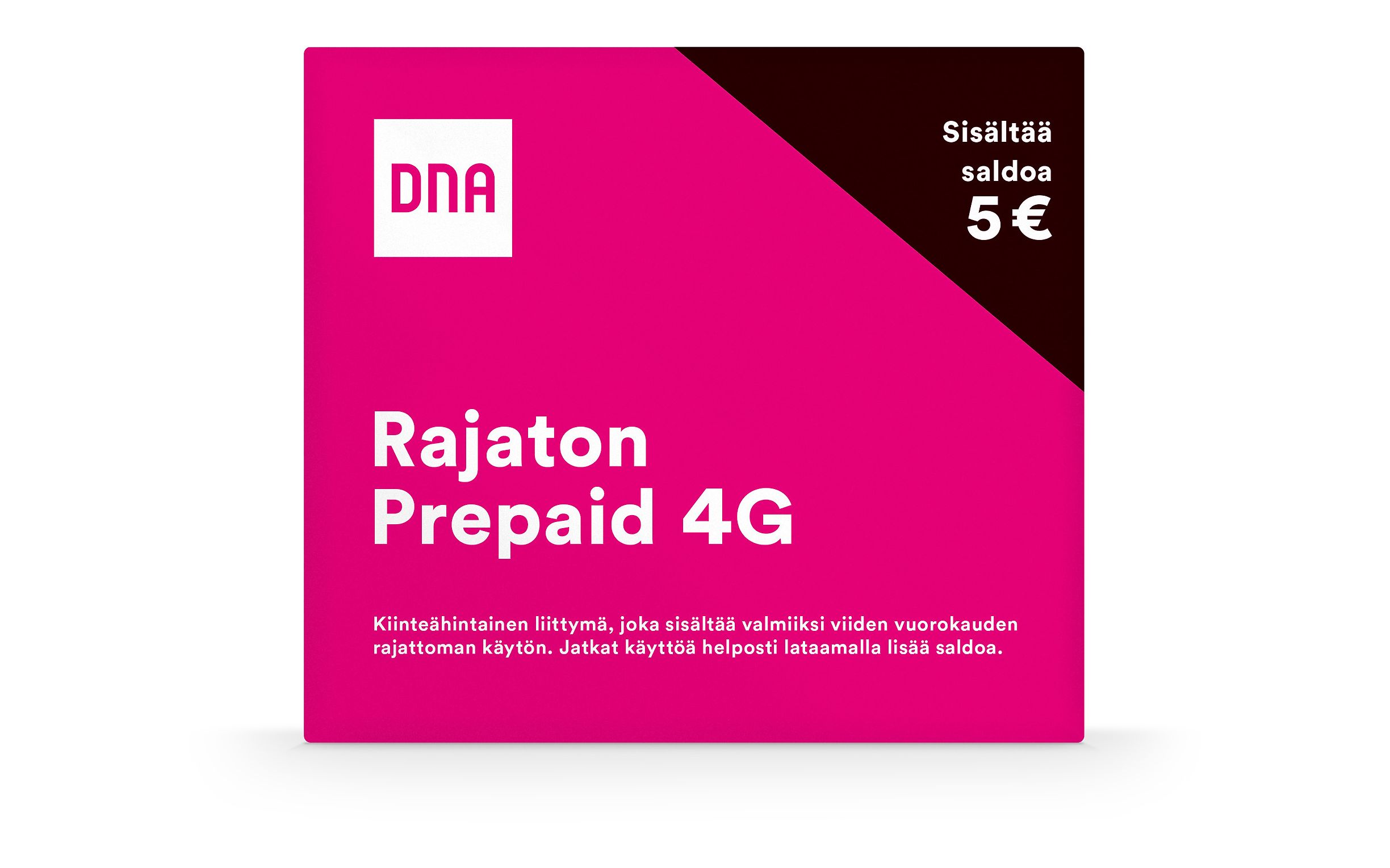 DNA Rajaton Prepaid 4G -aloituspakkaus – Verkkokauppa.com