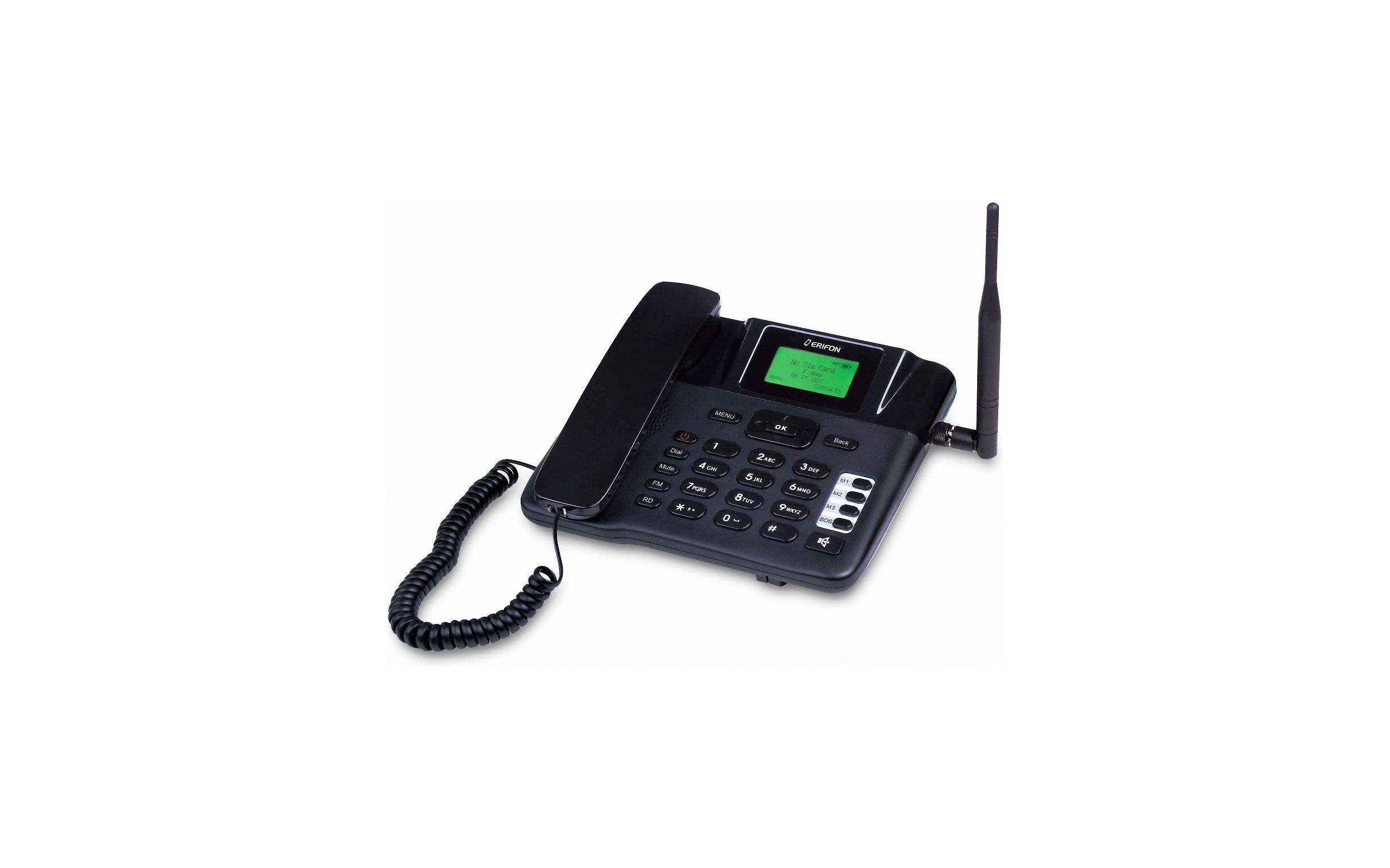Erifon 4G Basic -pöytäpuhelin, musta – Verkkokauppa.com