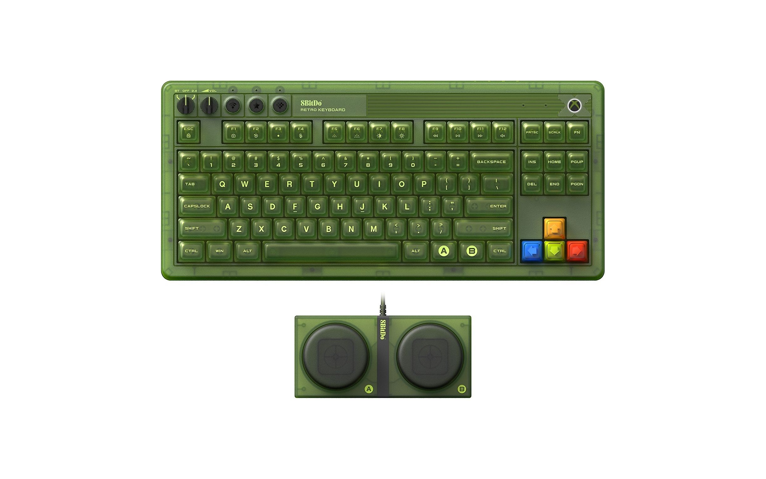 8BitDo Mechanical Keyboard Xbox Edition -näppäimistö, PC / Android ...