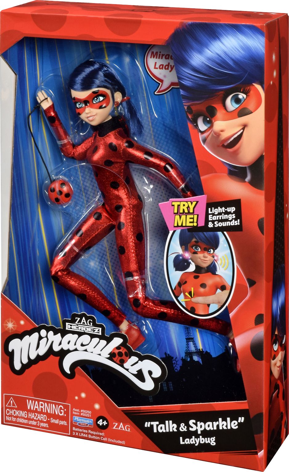 Miraculous Talk & Sparkle Ladybug -nukke – Verkkokauppa.com