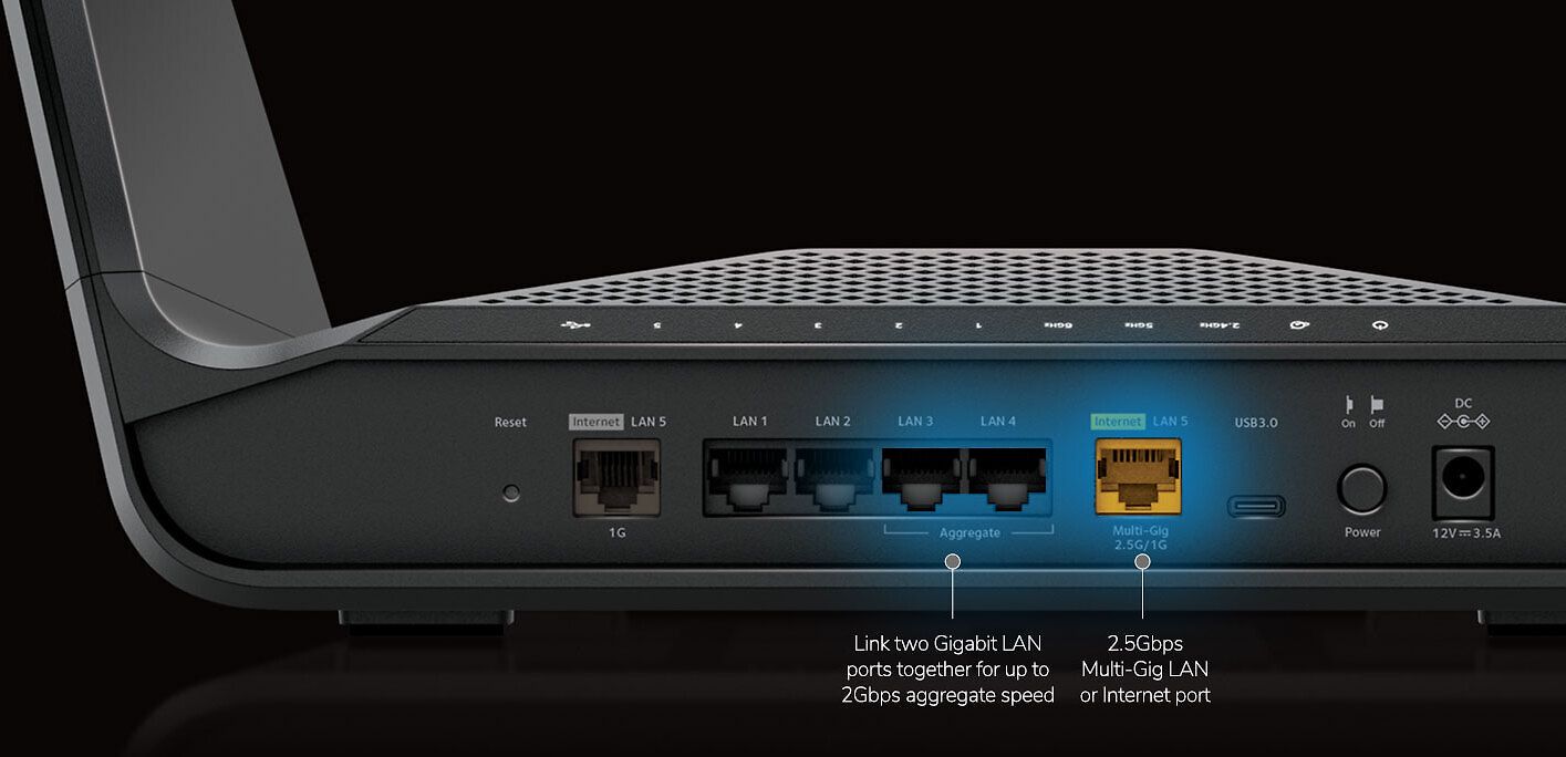 Netgear Nighthawk Tri-Band AXE7800 -WiFI 6E -reititin – Verkkokauppa.com