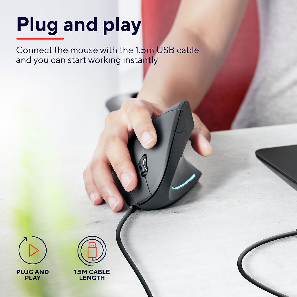 Trust Verto Ergo Mouse -pystyhiiri – Verkkokauppa.com