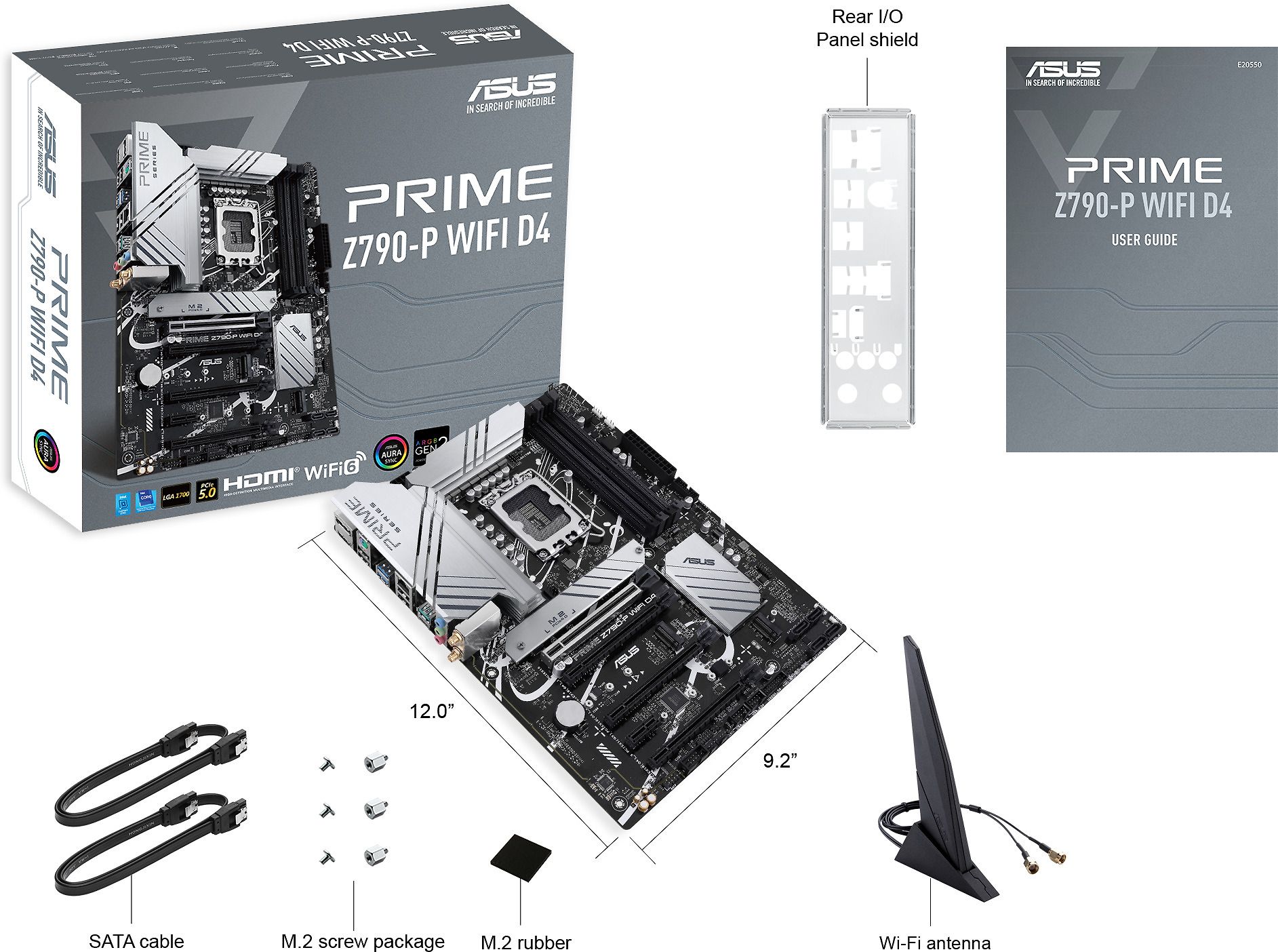 Asus PRIME Z790-P WIFI D4 ATX -emolevy – Verkkokauppa.com