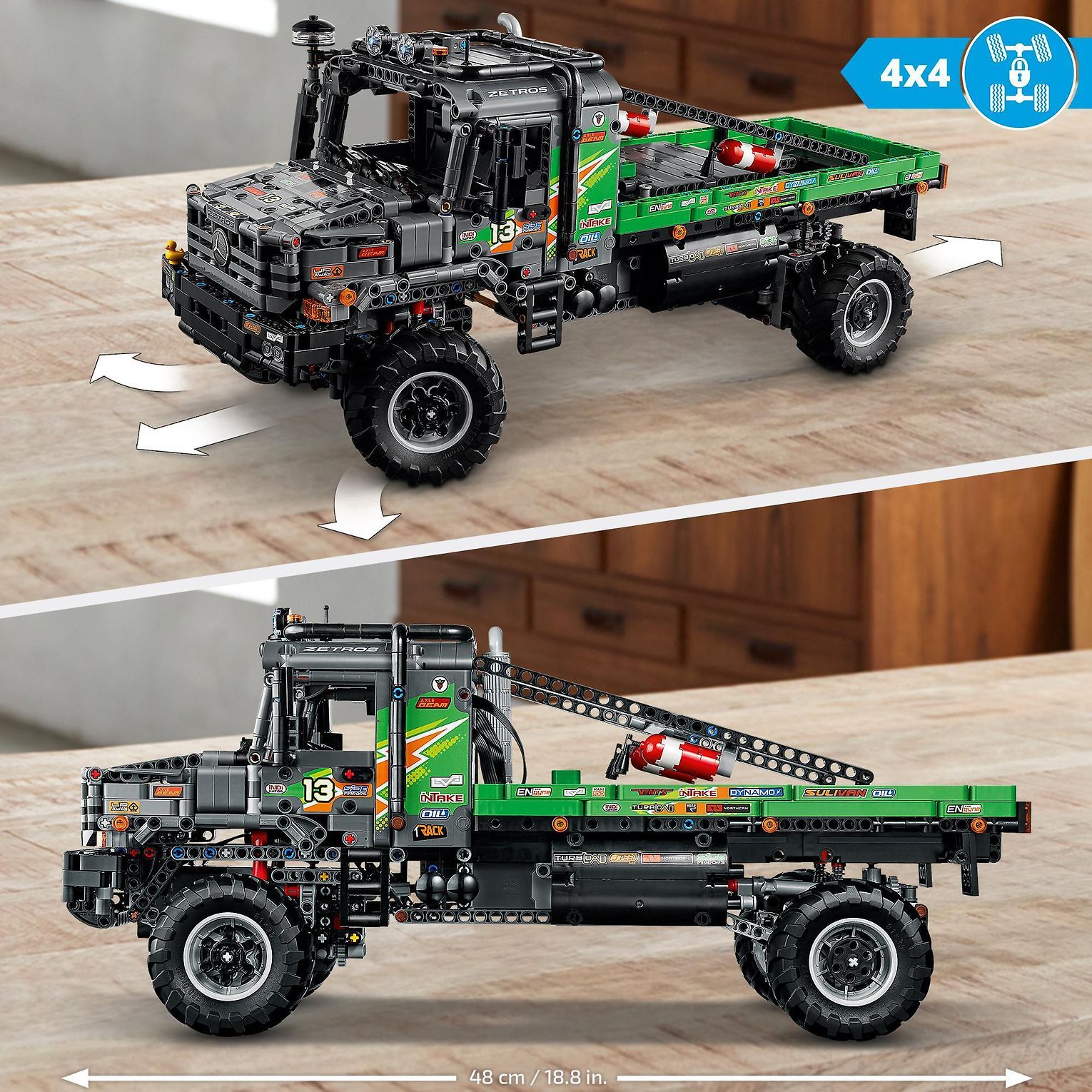 LEGO Technic 42129 - 4x4 Mercedes-Benz Zetros -kuorma-auto ...