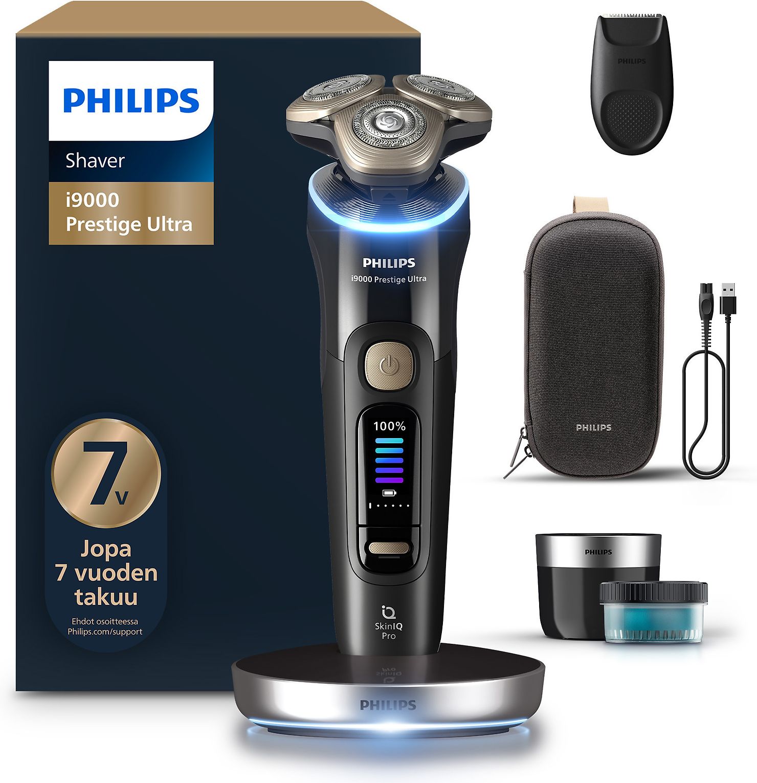 Philips Shaver Series i9000 Prestige Ultra XP9400/31 parranajokone ...