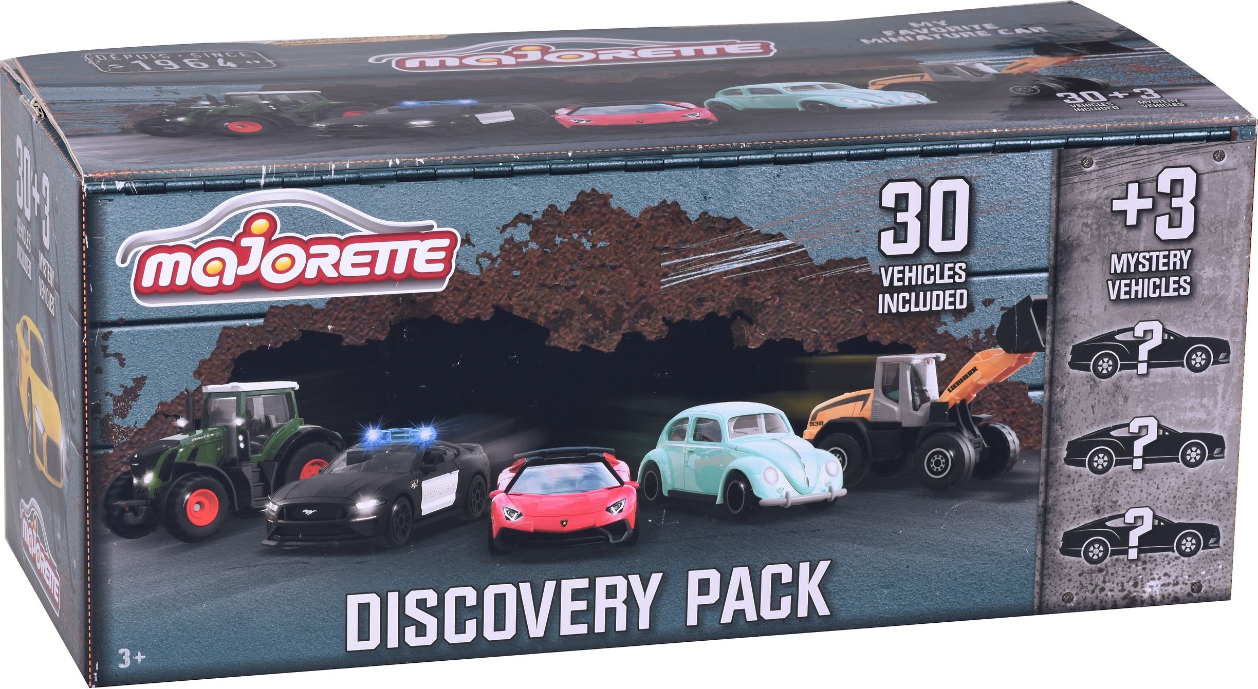 Majorette Discovery Pack -pikkuautopakkaus, 30 + 3 kpl – Verkkokauppa.com