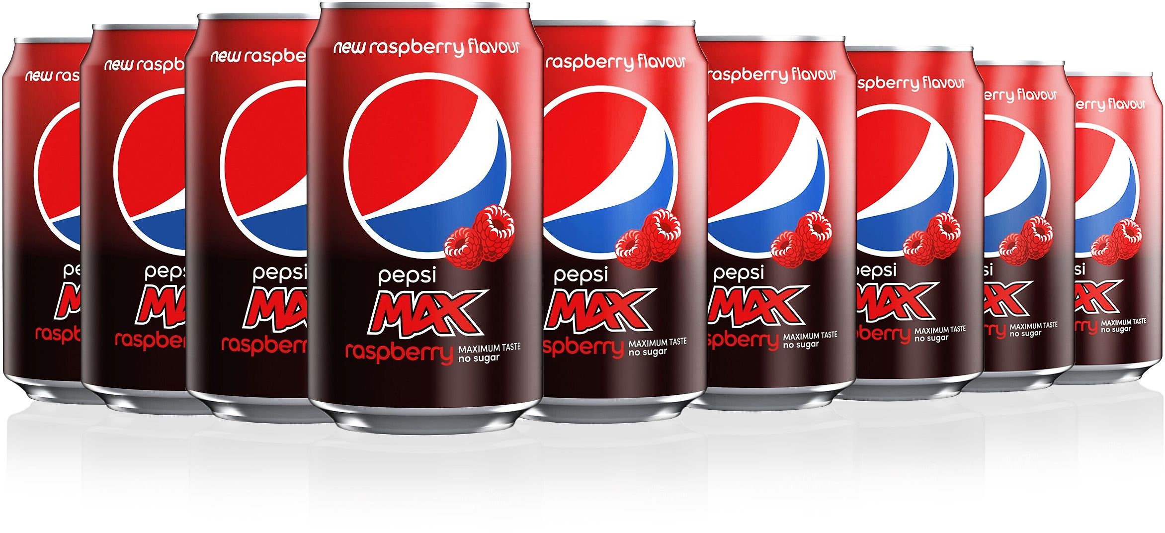 Pepsi Max Raspberry -virvoitusjuoma, 330 ml, 24-PACK – Verkkokauppa.com
