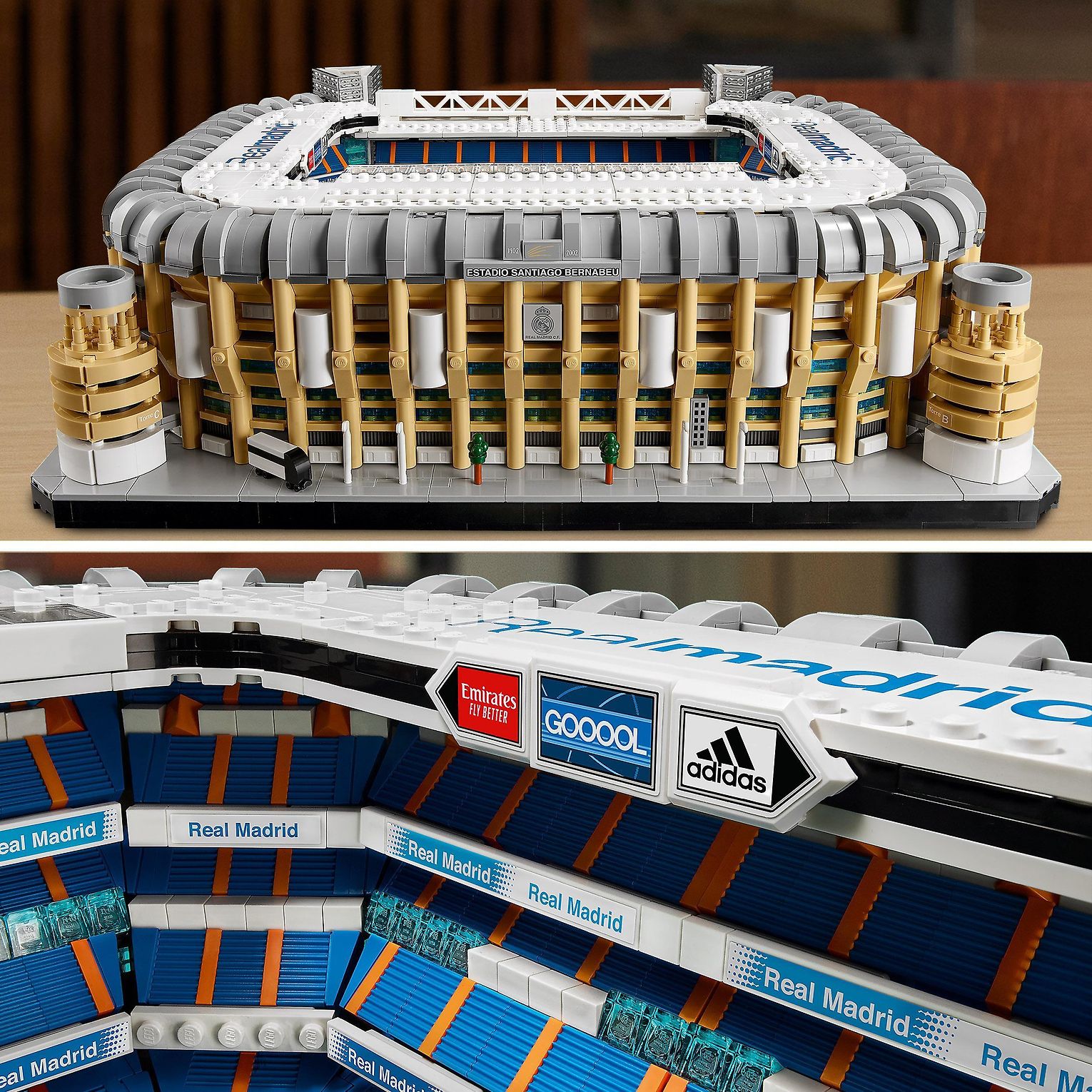 LEGO Icons 10299 - Real Madrid – Santiago Bernabéu -stadion ...