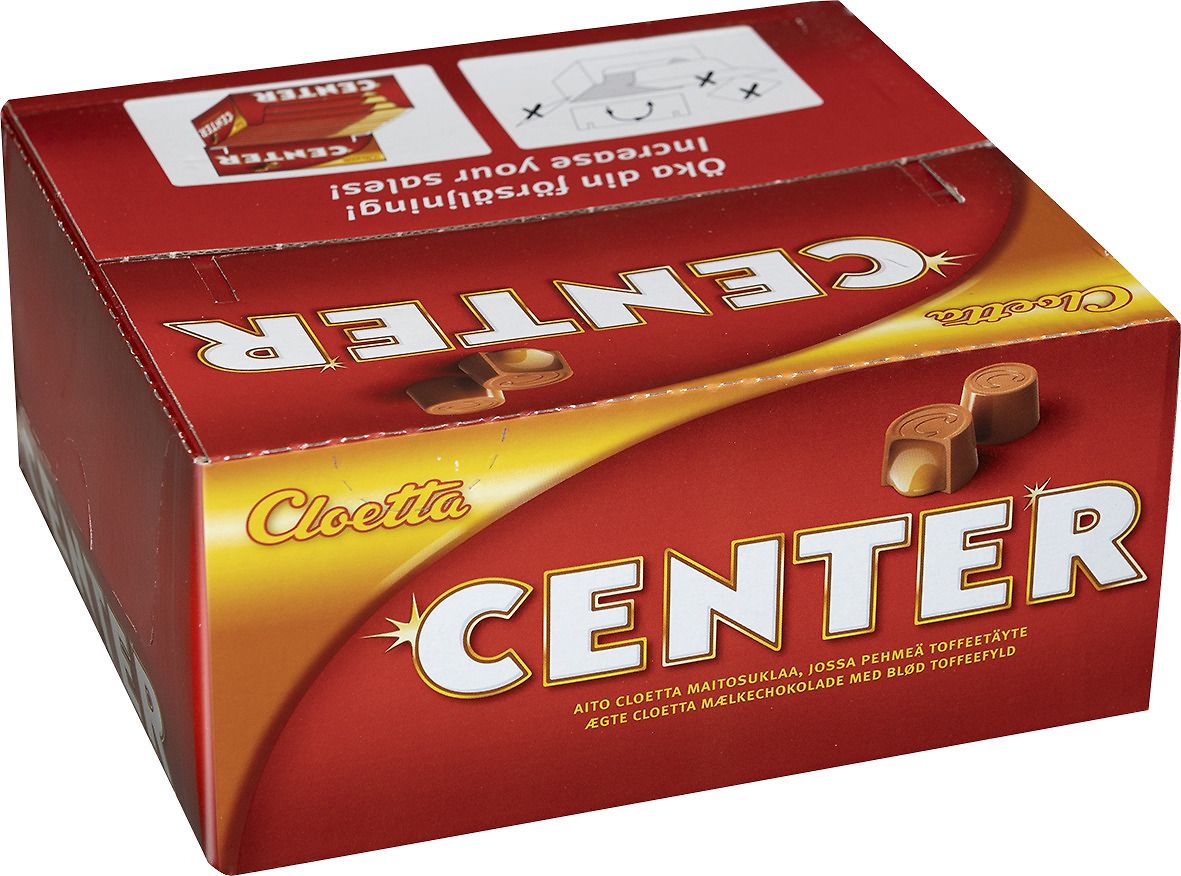 Cloetta Center Toffee -suklaarulla, 78 g, 36-pack – Verkkokauppa.com