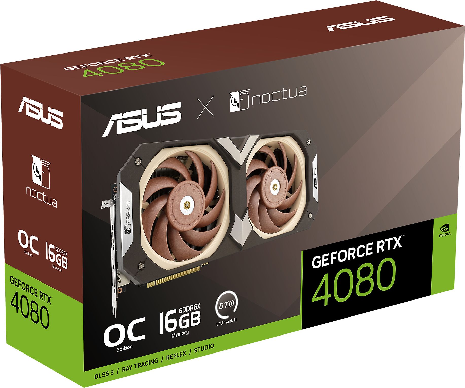 Asus GeForce RTX4080-O16G-NOCTUA -näytönohjain – Verkkokauppa.com