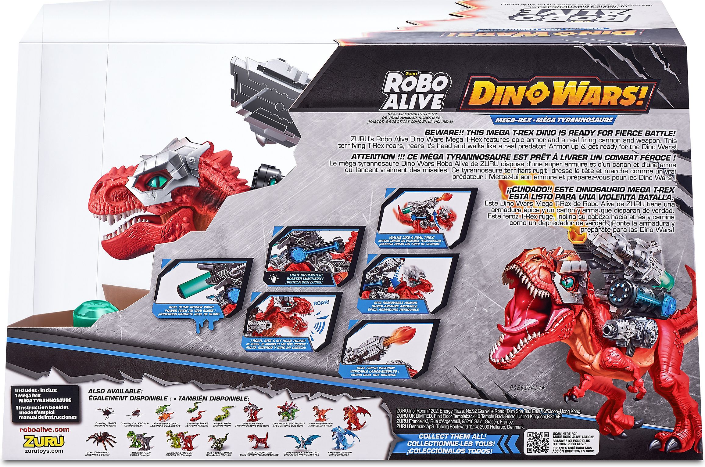 Robo Alive Dino Wars S1 - Giant Battling T-Rex - dinosaurus ...