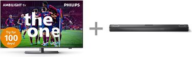 Philips The One PUS8848 55" 4K LED Ambilight Google TV + Fidelio FB1 7. ...