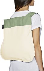 Notabag 2 color -kokoontaitettava kassi/reppu, oliivi/vaalea ...