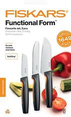 Fiskars Functional Form -veitsisetti, hedelmille ja vihanneksille, 3-osainen – Verkkokauppa.com