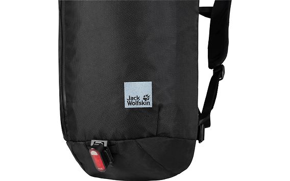 Jack Wolfskin Helsinki Rolltop -päiväreppu, ultra black – Verkkokauppa.com