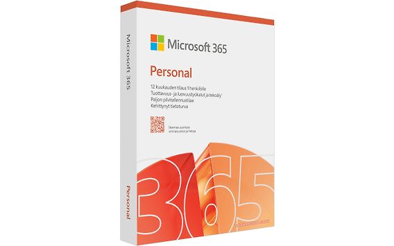 Microsoft 365 Personal - 12 kk, aktivointikortti – Verkkokauppa.com