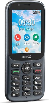 Doro 731X 4G -peruspuhelin Dual-SIM, musta – Verkkokauppa.com
