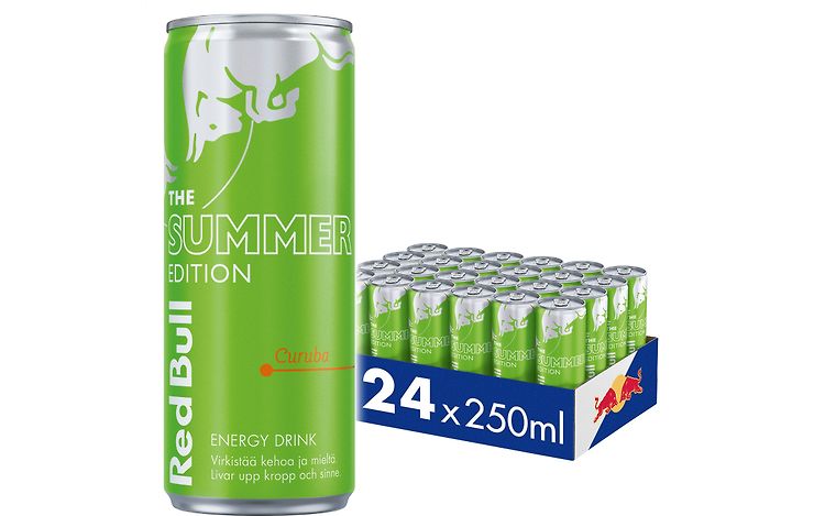 Red Bull Lime Green Edition energiajuoma, 250 ml, 24-pack ...