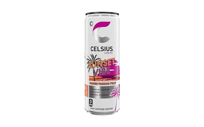 Celsius Sunset Vibe energiajuoma, 355 ml, 12-pack – Verkkokauppa.com