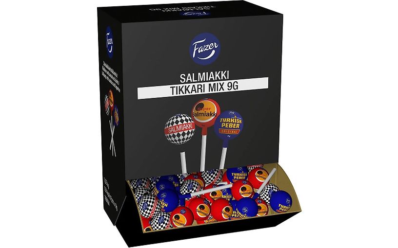 Fazer Salmiakki Mix -tikkari, 1,3 kg – Verkkokauppa.com