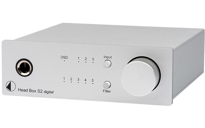 Pro-Ject Box-Design Head Box S2 Digital hörlursförstärkare, Silver ...