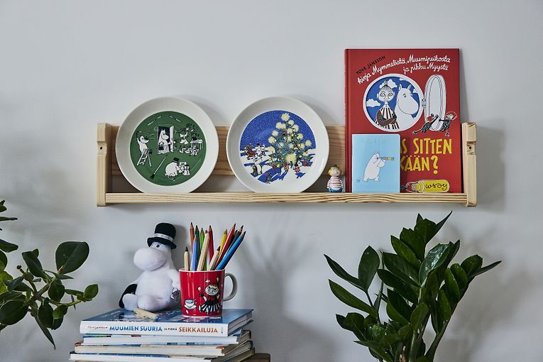 Arabia Muumi Piirustus & Joulu -lautassetti, 19 cm – Verkkokauppa.com